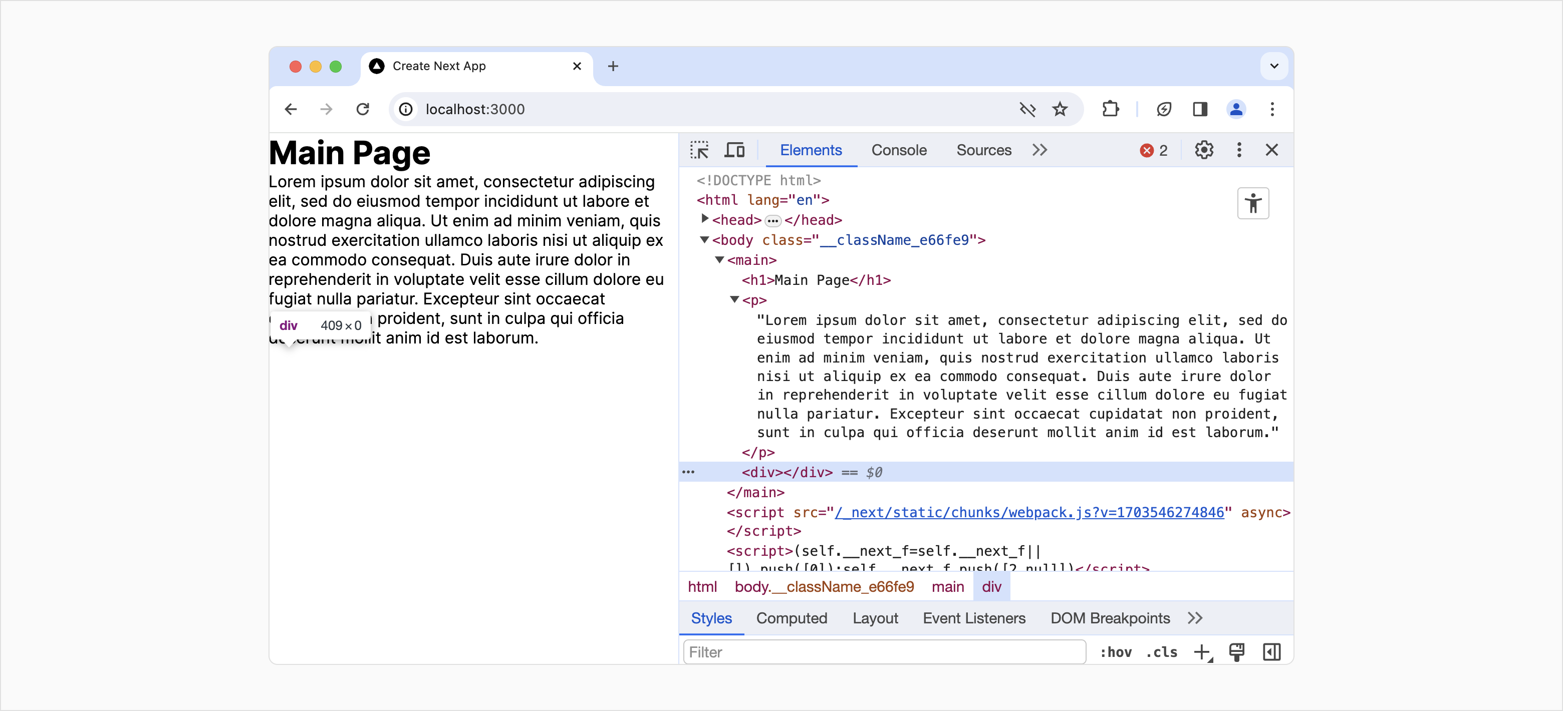 DevExtreme React - Create a DevExtreme application with Next.js | React Documentation v23.2